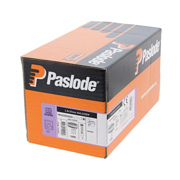Paslode 35mm Galv+ NailScrew Coil Nails IM45 - Paslode Nail Guns